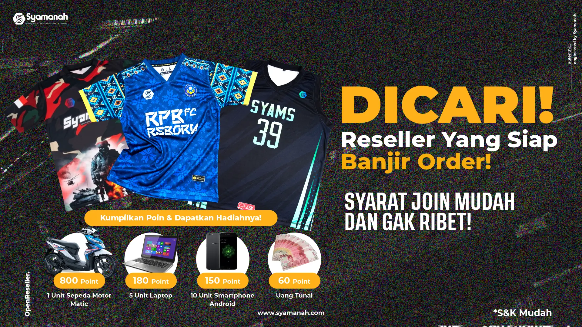 OPEN RESELLER SYAMANAH - Custom Jaket Varsity | Desain Keren & Berkualitas